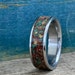 Autumn Walk - Fall Wedding Band- Red Goldstone, Yellow Jasper and ...