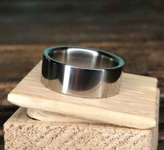 Titanium bands for him store