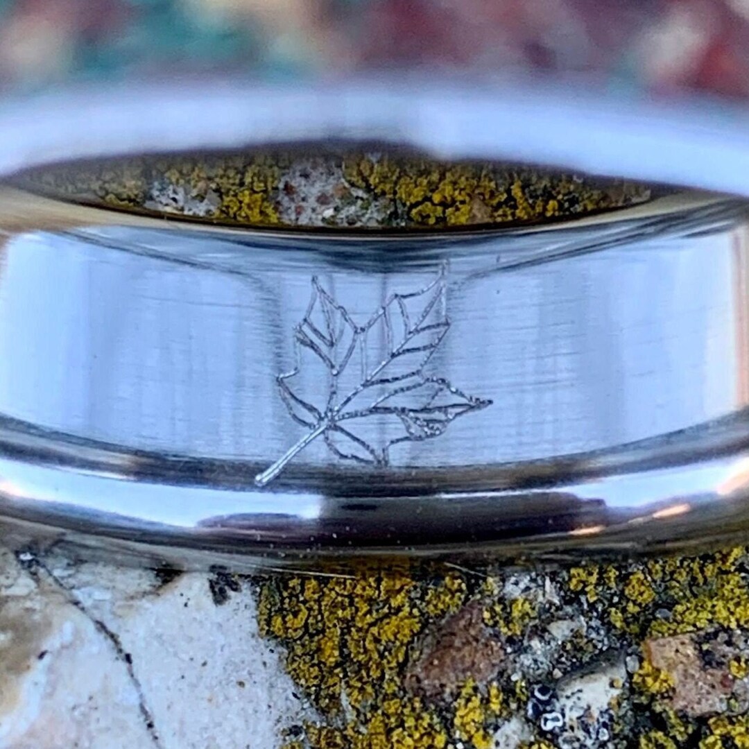 Nature Inspired Fall Engraving- Engraving Upgrade for Rings by ...