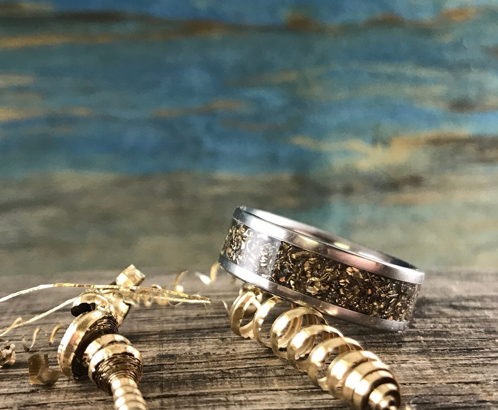 Alternative Engagement Ring Unique Mens Wedding Band 14k - Etsy