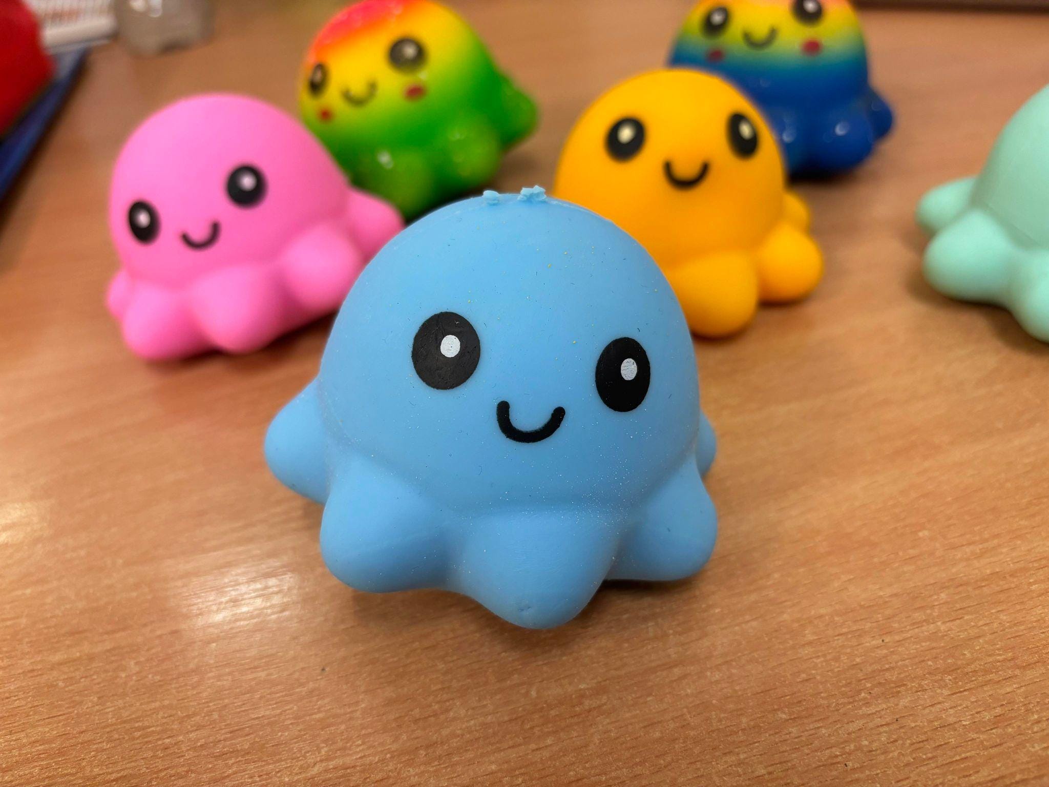 Cute Octopus Squishy Sensory Fidget Toy - Autism ADHD Anxiety Friendly ...