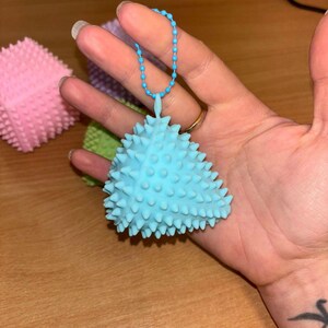Spiky Squishy 3D Shape - Cute Pastel Sensory Toy - Autism ADHD Friendly ...