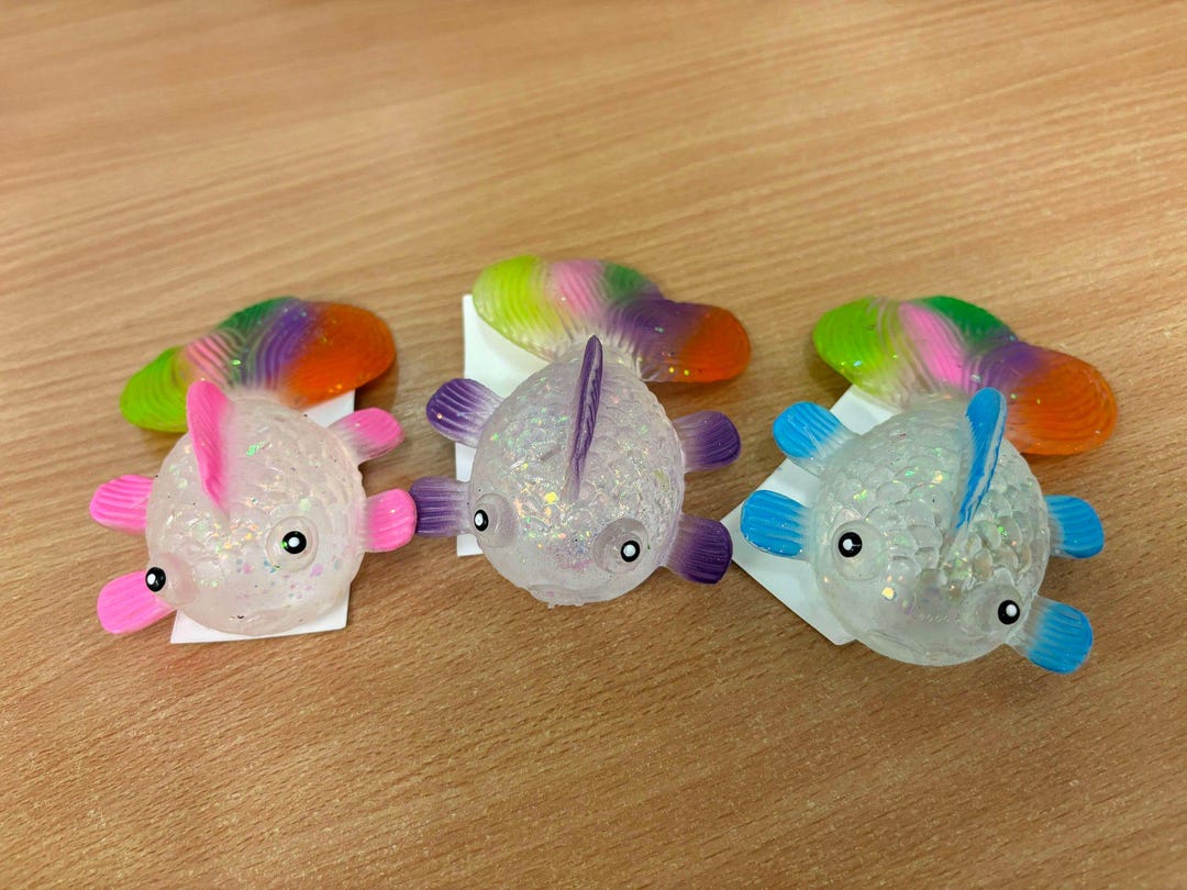 Fish Sensory Fidget Squishy Slow Release Toy - ADHD Autism Friendly ...