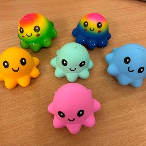 Cute Octopus Squishy Sensory Fidget Toy - Autism ADHD Anxiety Friendly ...