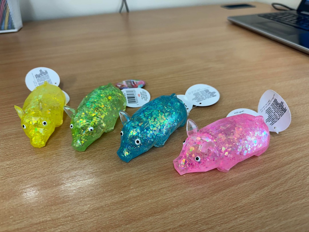 Pig Sensory Fidget Squishy Slow Release Toy ADHD Autism Friendly Stress ...