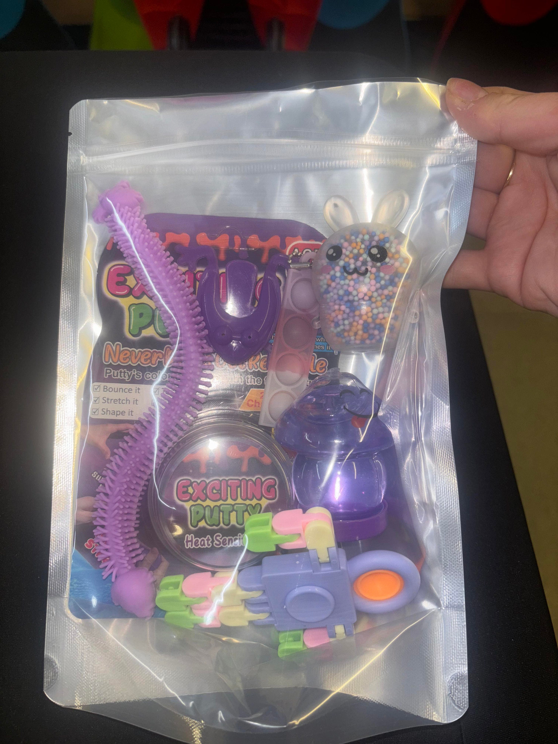 Sensory / Fidget Toy Pouch Autism Friendly Self Regulation Ready to ...