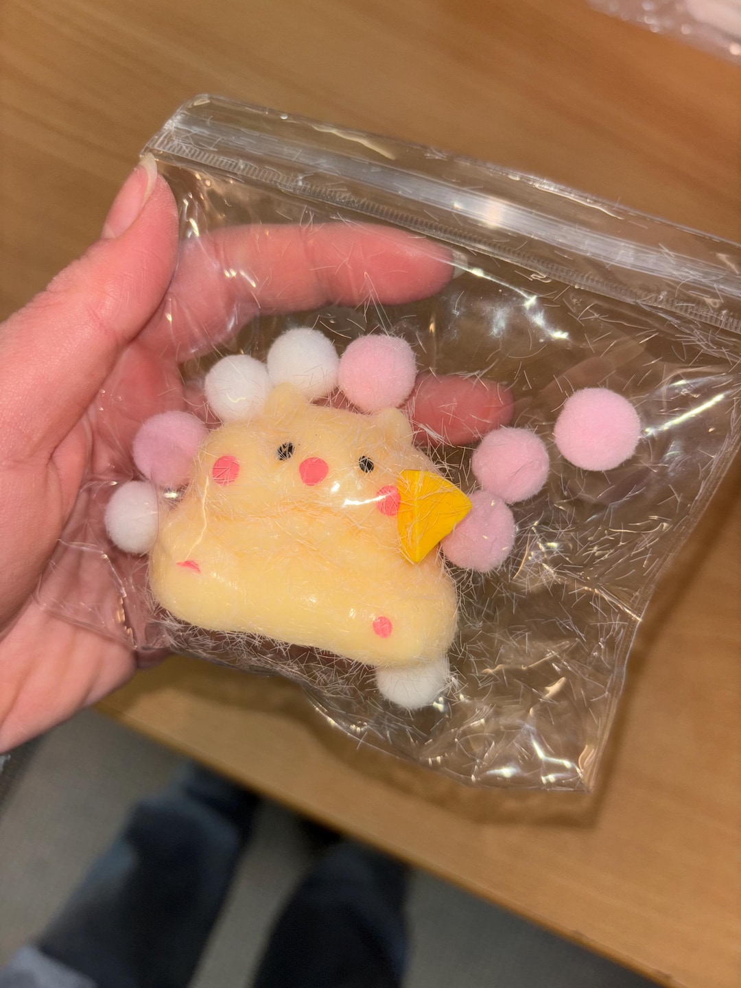 Furry Hamster Squishy Bag Hairy Sensory Fidget Toy Autism ADHD Friendly ...