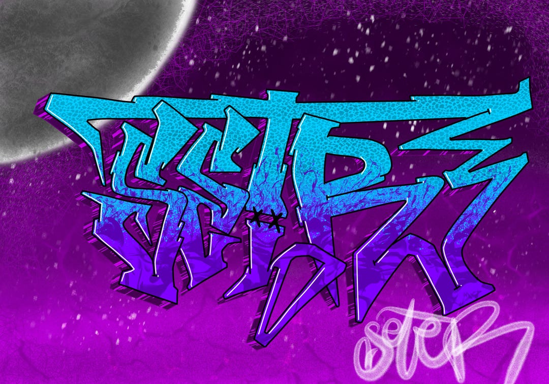 Custom Designed Graffiti Style Logos. Graffiti Design for Tshirts - Etsy