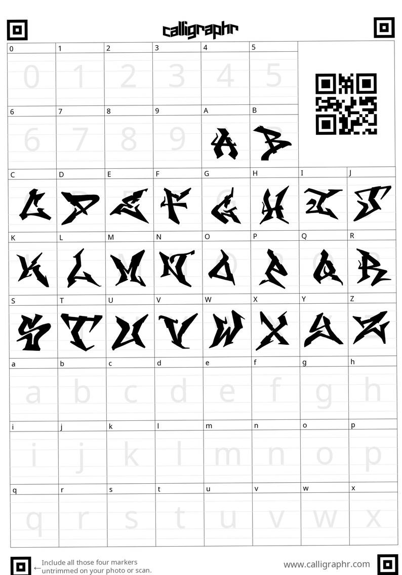 Wild Style Graffiti True Font. Font File - Etsy