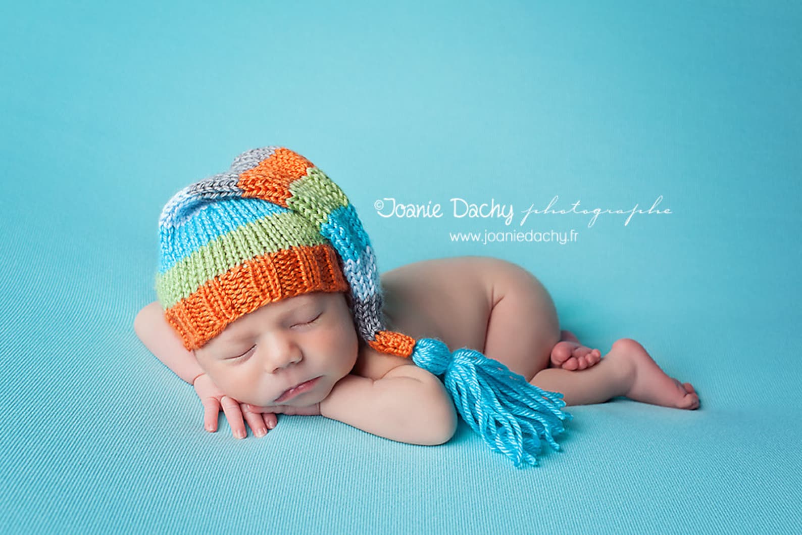 Striped Newborn Tassel Hat Sleepy Baby Stocking Cap Long - Etsy