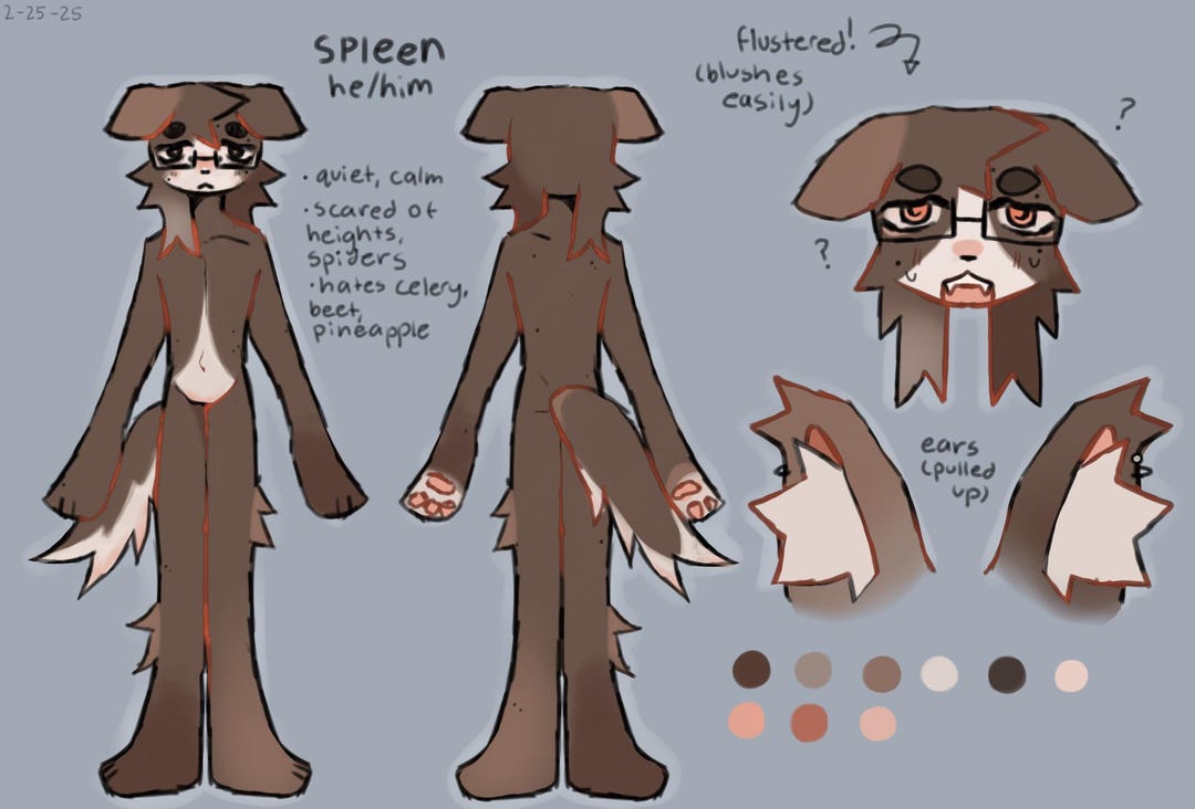 Custom Character Reference Sheets - Etsy