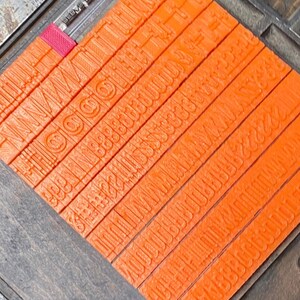 Letterpress Type - Etsy