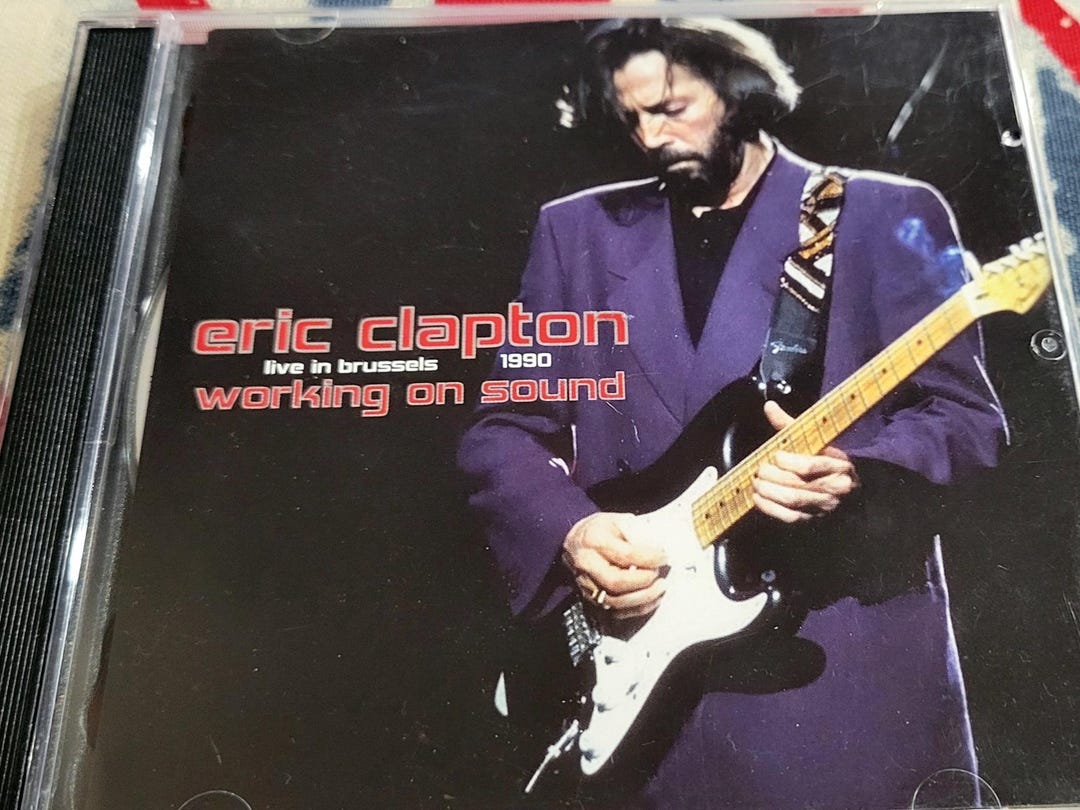 Eric Clapton Working on Sound Live in Brussels 1990 Concert Mainstream ...