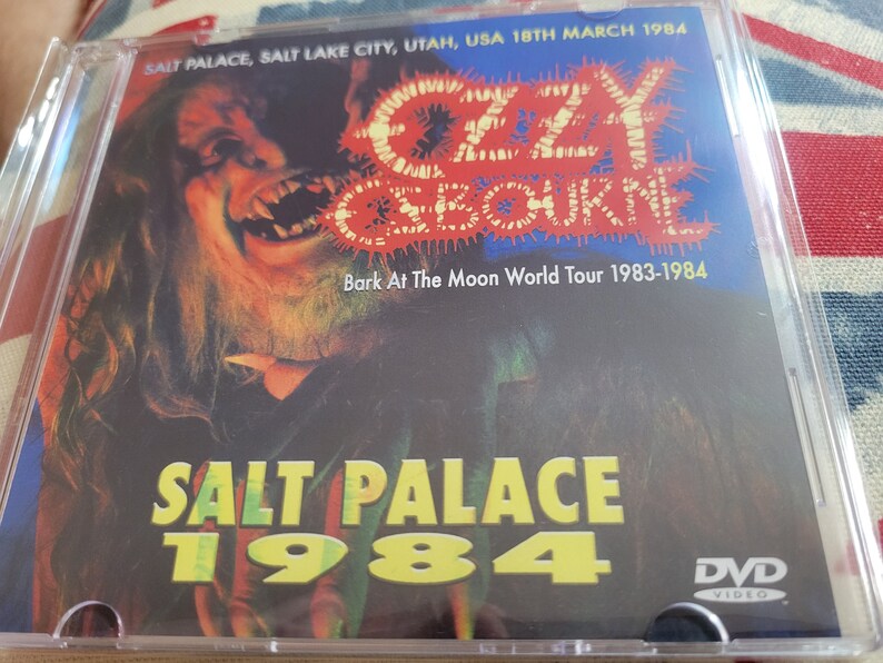 OZZY OSBOURNE Salt Palace 1984 Bark at the Moon World Tour Live Concert DVD Rare, Limited Press ...