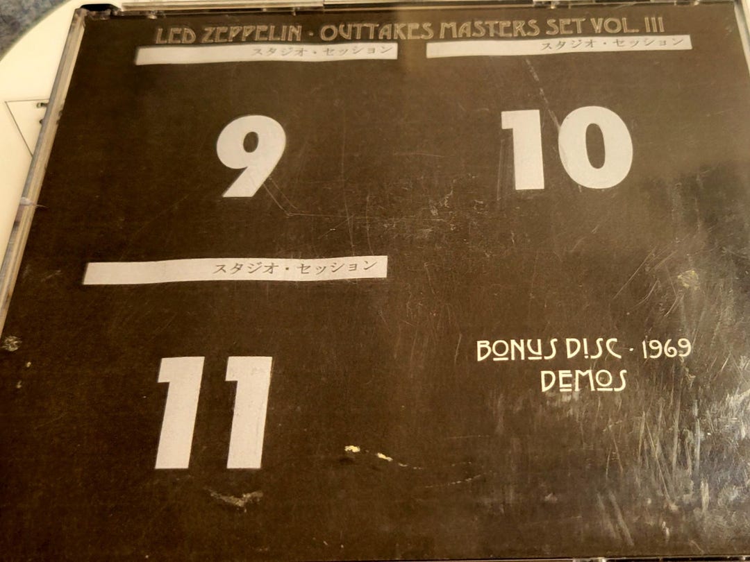 LED ZEPPELIN Outtakes Masters 1969-1980 Live and Studio Recordings Rare ...