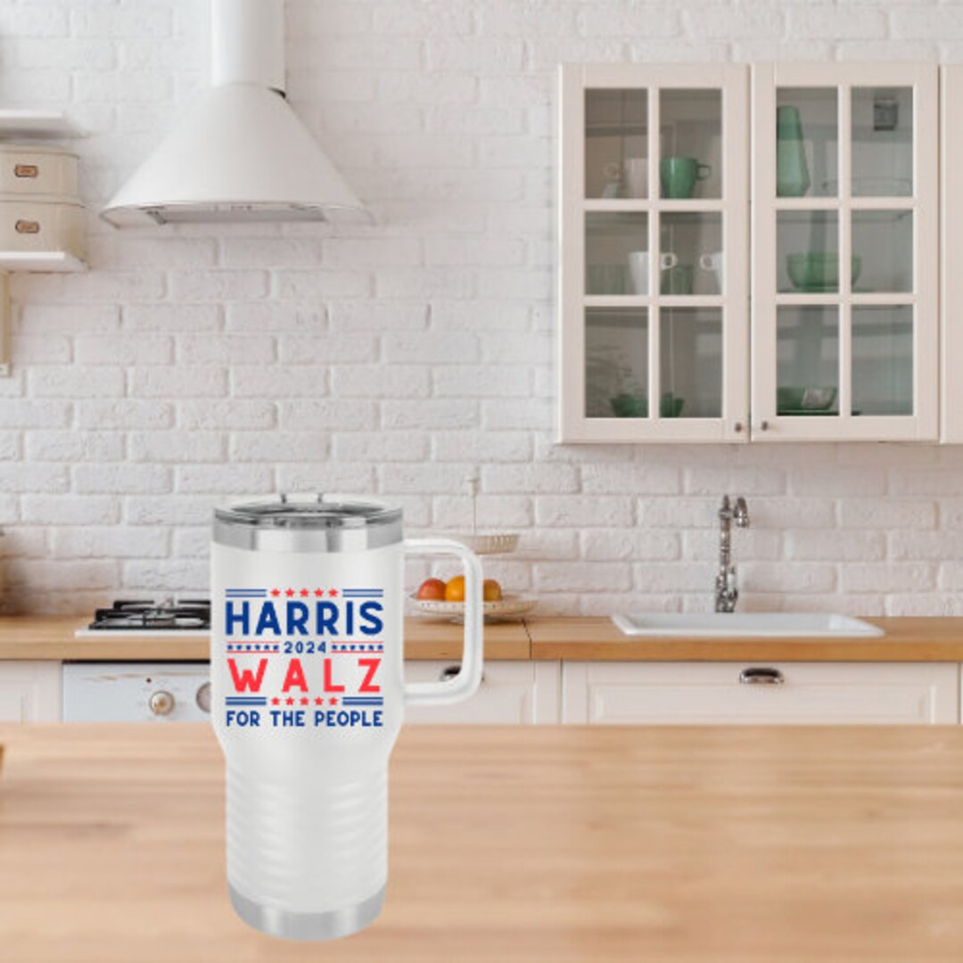 Buy Kamala Harris Tim Walz for the People 2024 20 Oz Insulated Travel ...