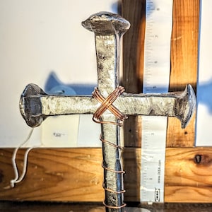 Railway Spike Cross - Etsy