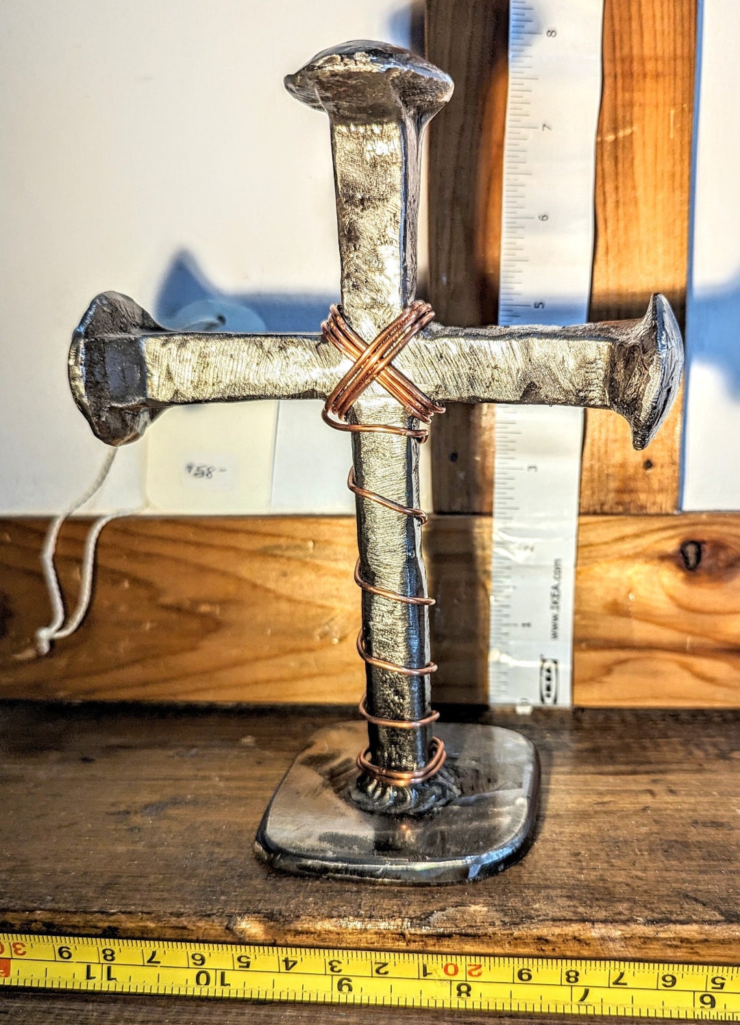 Railway Spike Cross - Etsy