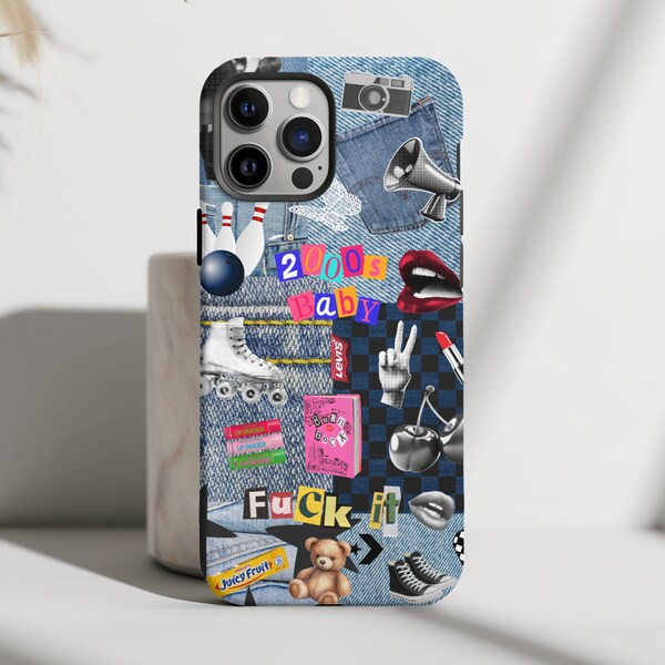 Denim Phone Case - Etsy