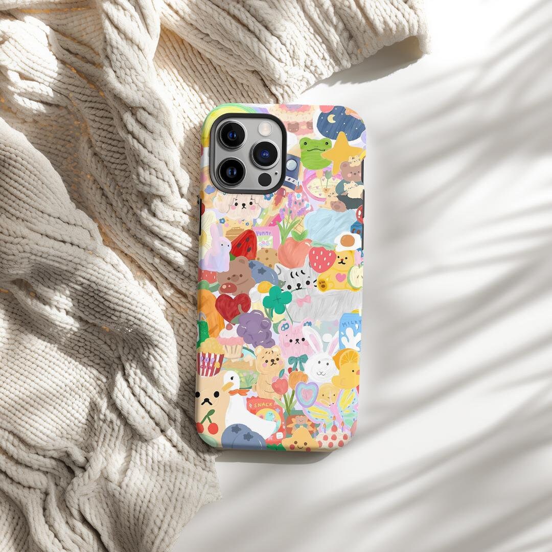 Kawaii Cottagecore Phone Case, Collage Phone Case, Gifts for Her ...