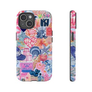 Preppy Coastal Collage Phone Case, Ocean Beach Inspired, Gift for Her ...