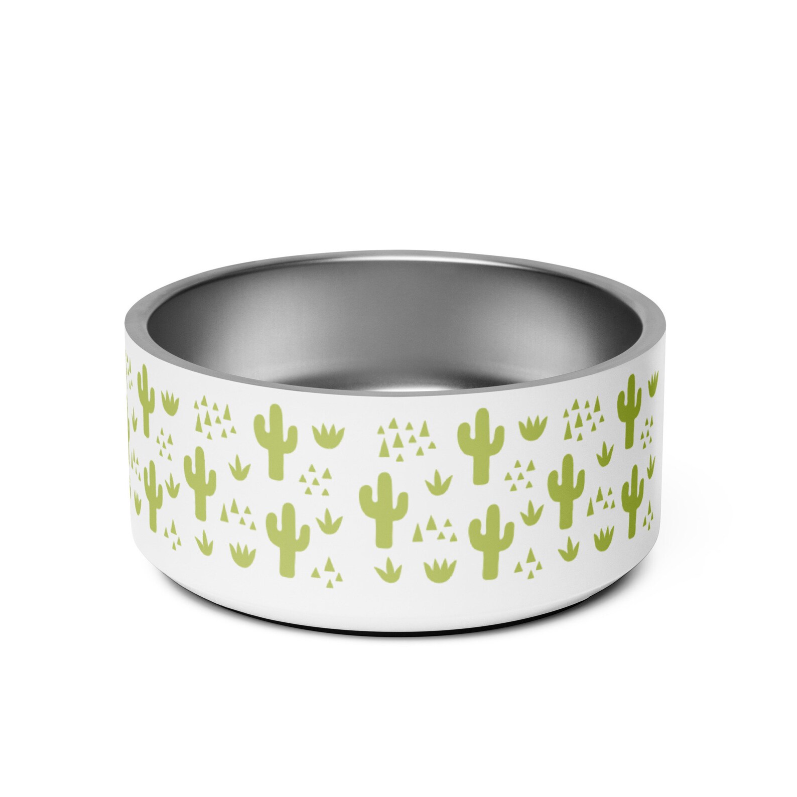 Green Cactus Succulent Pet Bowl - Etsy
