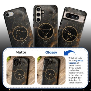 Star Zodiac Glossy Personalized Astrology Phone Case for iPhone 8 X XR ...