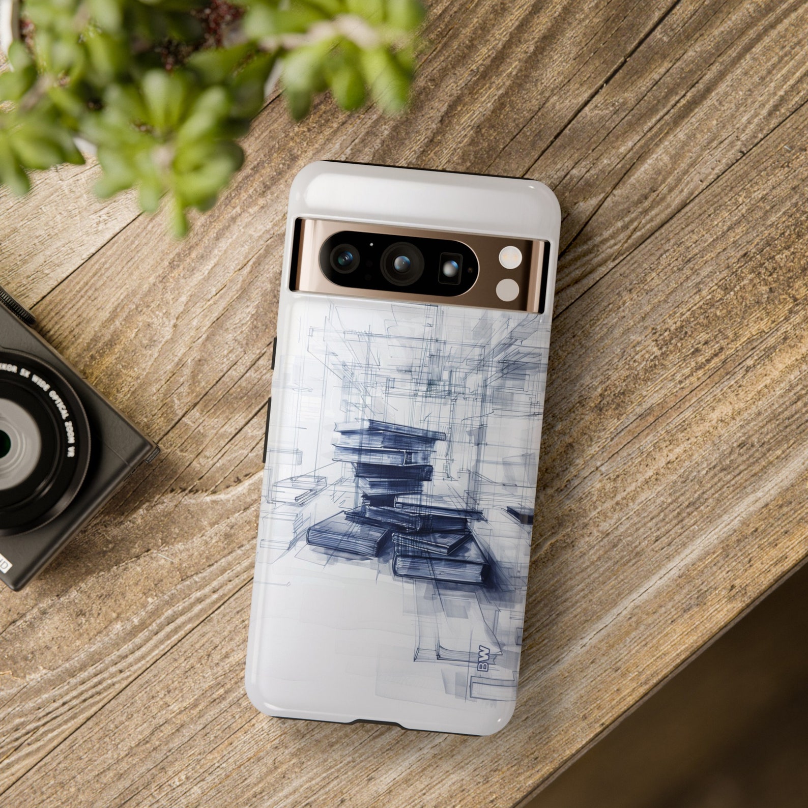 Bookstack Blueprint Reader Phone Case Gift for Book Lovers for iPhone ...