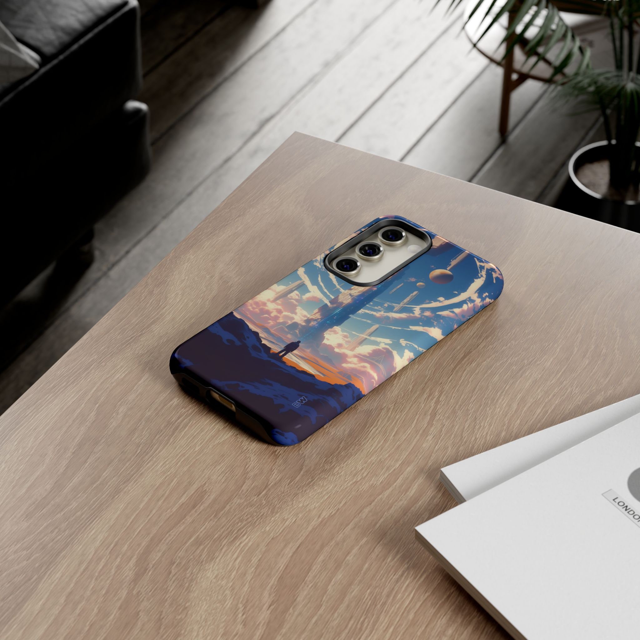 Astronaut and Alien Obelisks Sci-fi Space Phone Case for iPhone 15 14 ...