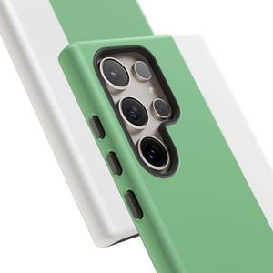 Minimalist Vertical Two-tone Matte Phone Case Cover for iPhone 17 16 15 ...