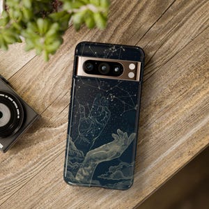 Starry Life Lines Art Deco Celestial Star Phone Case for iPhone 8 X XR ...