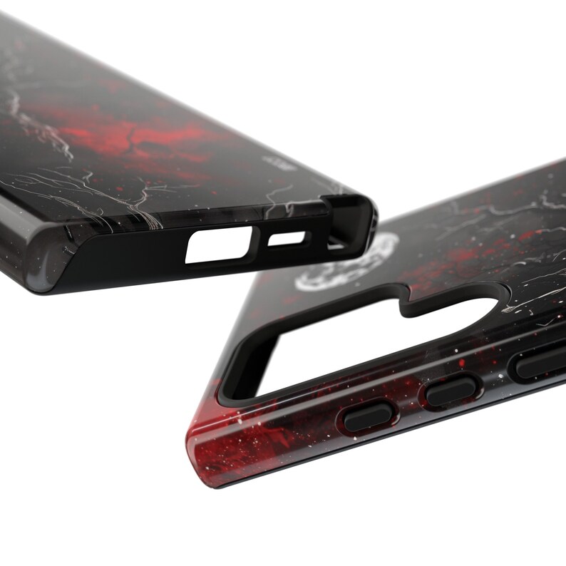 Full Moon Bloody Tree Gothic Aesthetic Phone Case for iPhone 15 14 13 ...