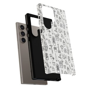 Cute Gardening Pattern Aesthetic Phone Case Cover for iPhone 15 14 13 ...