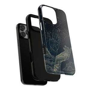 Starry Life Lines Art Deco Celestial Star Phone Case for iPhone 8 X XR ...