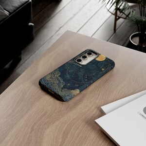 Starry Circles Art Deco Celestial Star Phone Case for iPhone 8 X XR XS ...