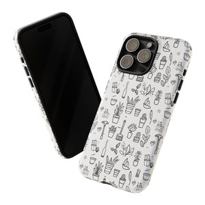 Cute Gardening Pattern Aesthetic Phone Case Cover for iPhone 15 14 13 ...