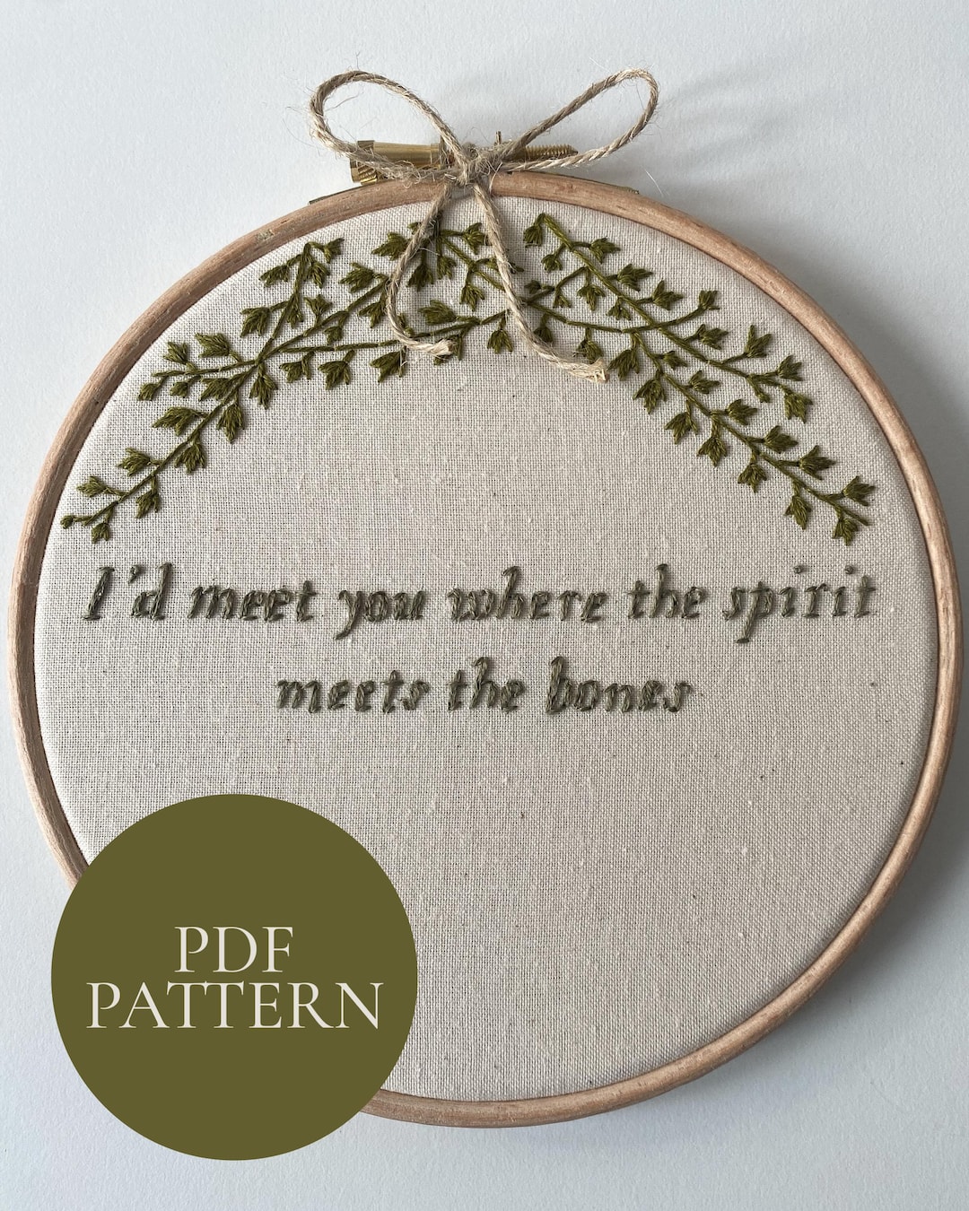 Ivy PDF Embroidery Pattern - Etsy