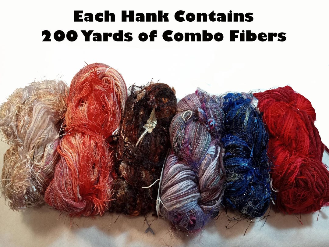 Your Choice of Six Different Combo Fibers - Great for Crafting ...