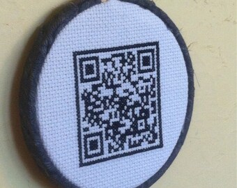 Cross Stitch Qr Code - Etsy