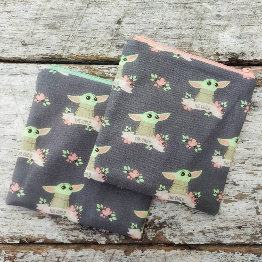 Star Wars Mandalorian Zipper Pouch. Grogu Fan. Baby Yoda Gift. the ...