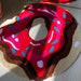 Handmade Tufted Donut Rug With Sprinkles, Fun and Whimsical Pink Floor ...