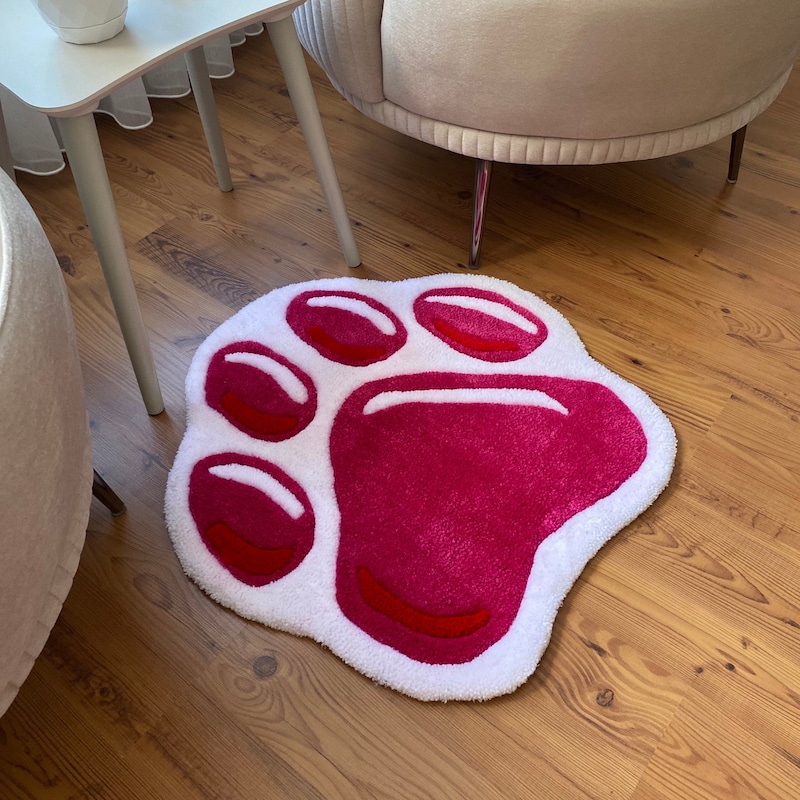 Pink Animal Rug - Etsy