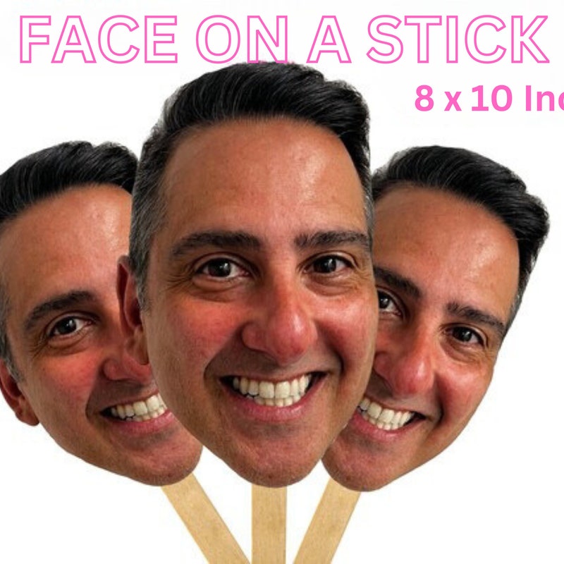 Head on a Stick - Etsy
