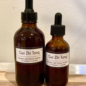 Gui Zhi Tang Tincture - Cinnamon Twig Decoction, 2oz - Etsy