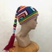 Cool Knit Hat Crazy Beanie Winter Hat One of a Kind Hat Designer Hat ...