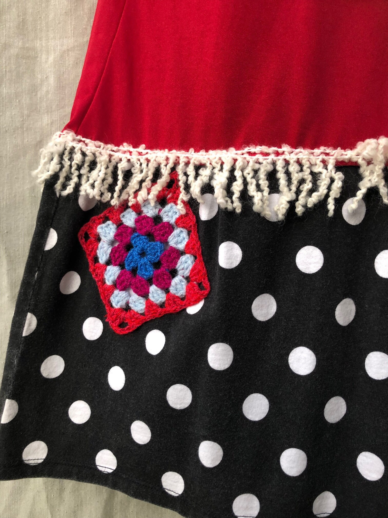 Artsy Upcycled Clothing Tunic Lagenlook Clothing Refashion Loose Fit ...