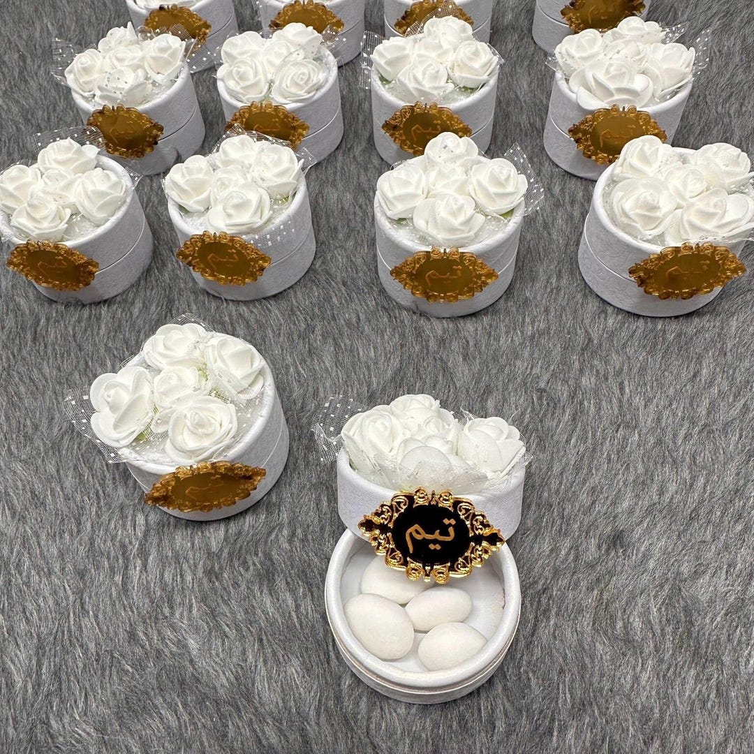 Custom Design Floral Candy Box, Engagement, Wedding, Henna Favors ...