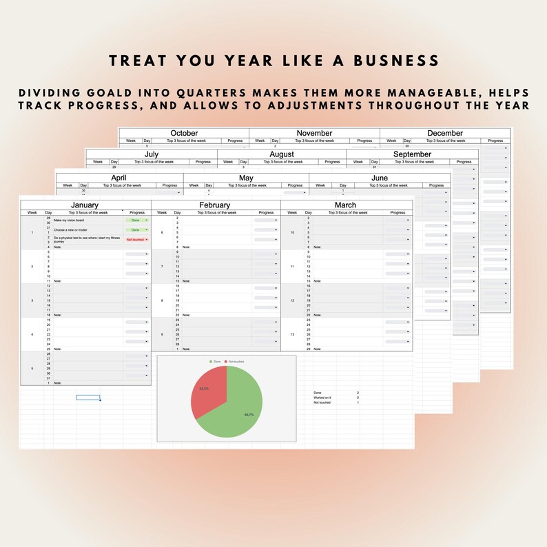 2025 Yearly Resolution Tracker | Science-based Goal Planner With ...
