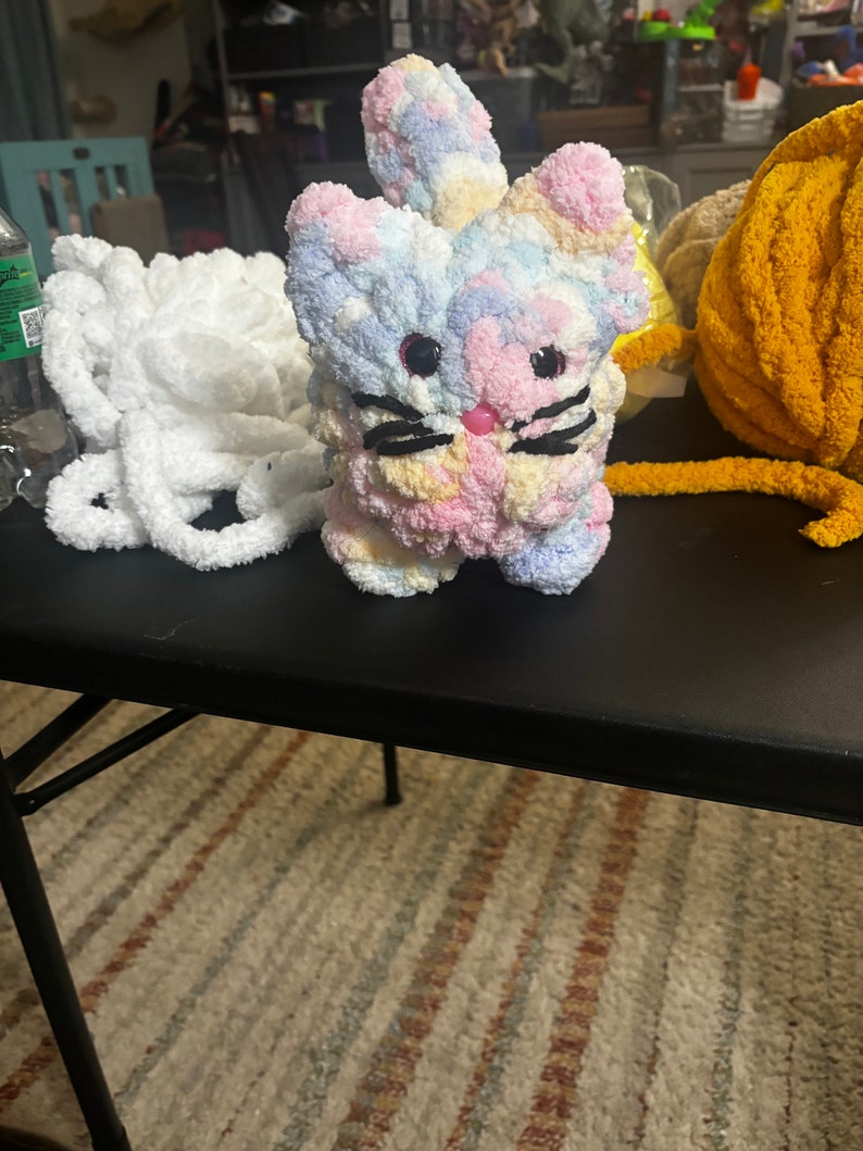 Handmade Knit Chunky Yarn Loaf Cat!! Super Soft and Ready to Cuddle ...