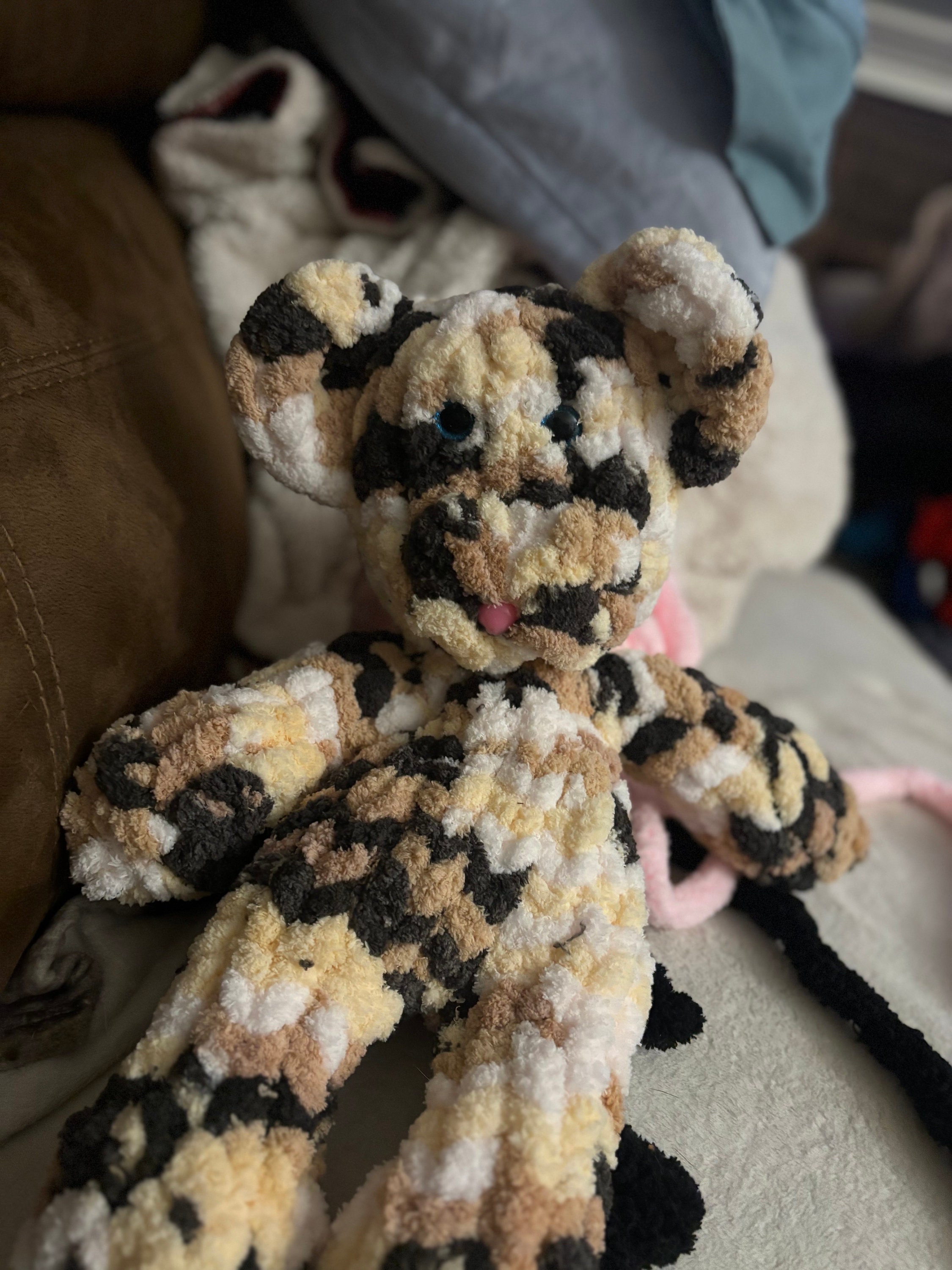 Handmade Knit Chunky Yarn, Teddy Bear Snuggler!! Super Soft and Ready ...